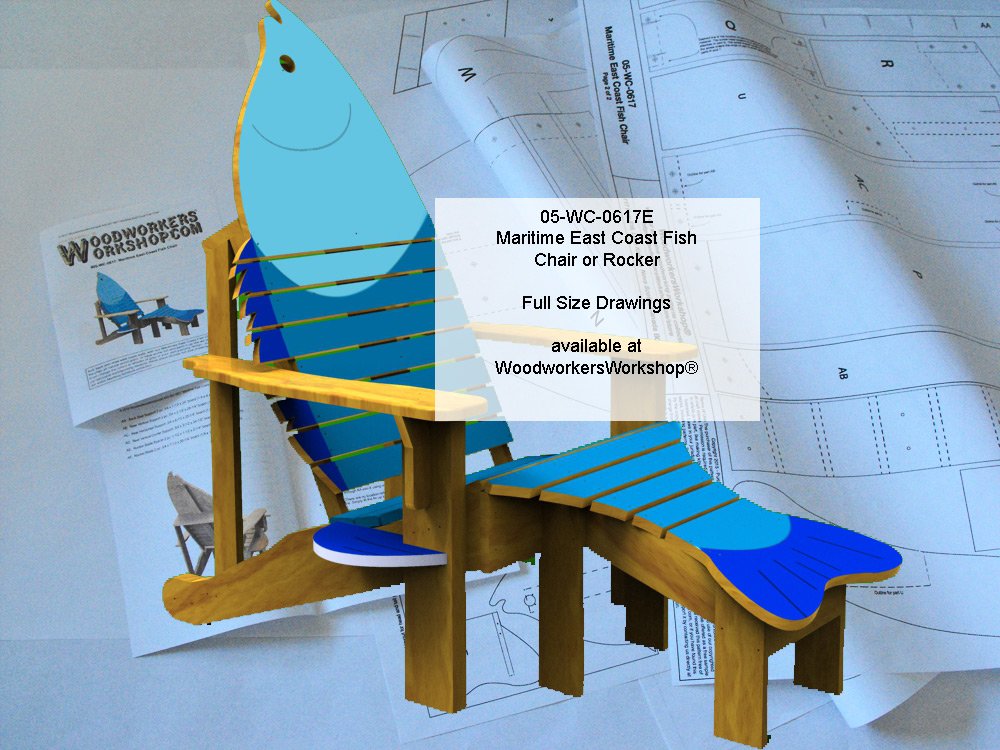 Adirondack Chair Printable Fish Pattern Website