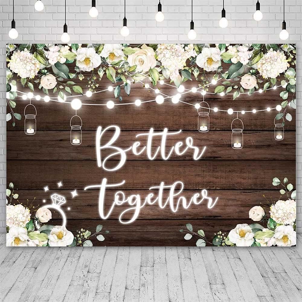 Amazon.com : SENDY 7x5ft We Still Do Backdrop Rustic Wood Wedding ...