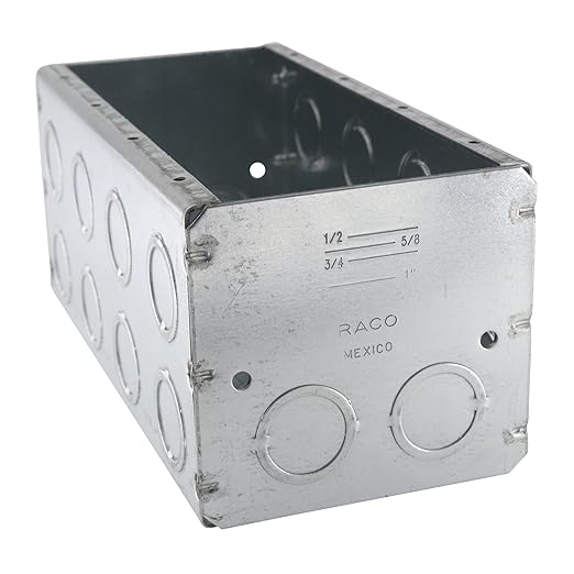 Electrical Box, Masonry, 89.8 Cu in, 4 Gang: Amazon.com: Tools & Home ...