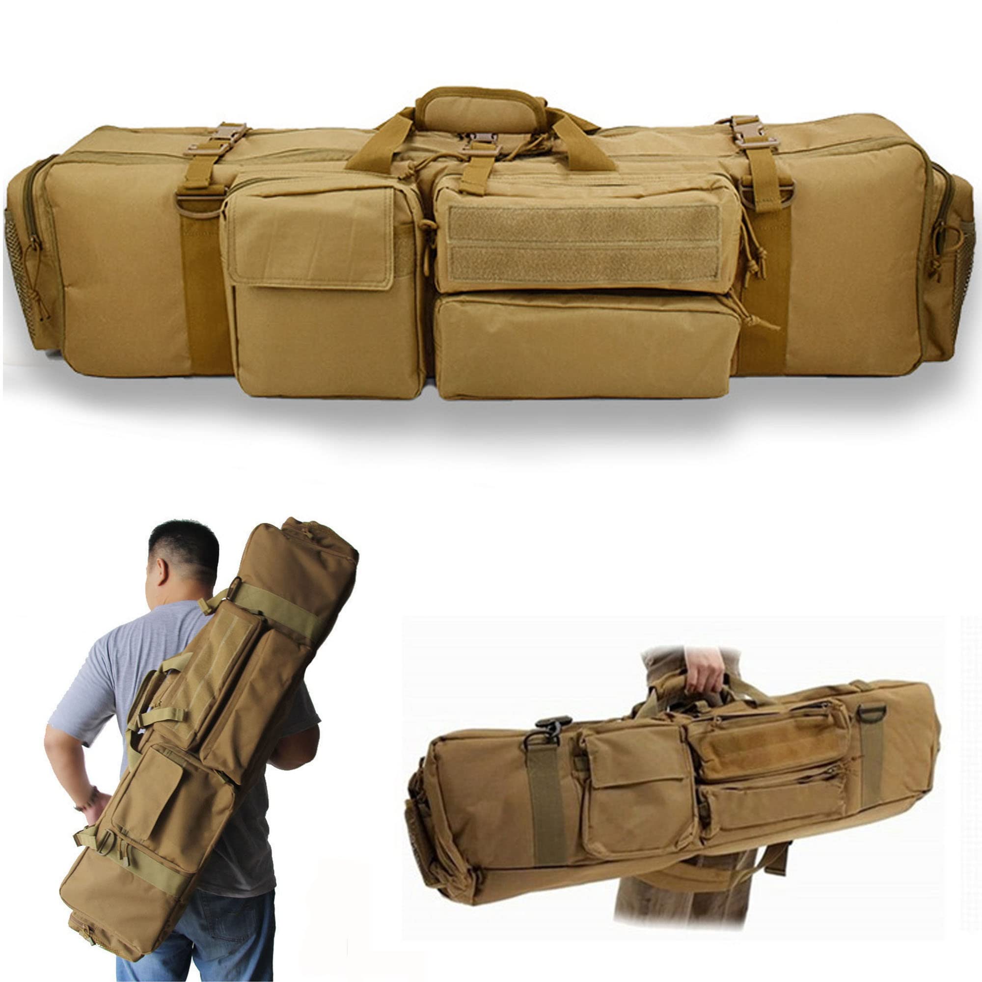 Buy LGESR Airsoft Case Soft Case Bags for s Range Bag Double Cases for ...