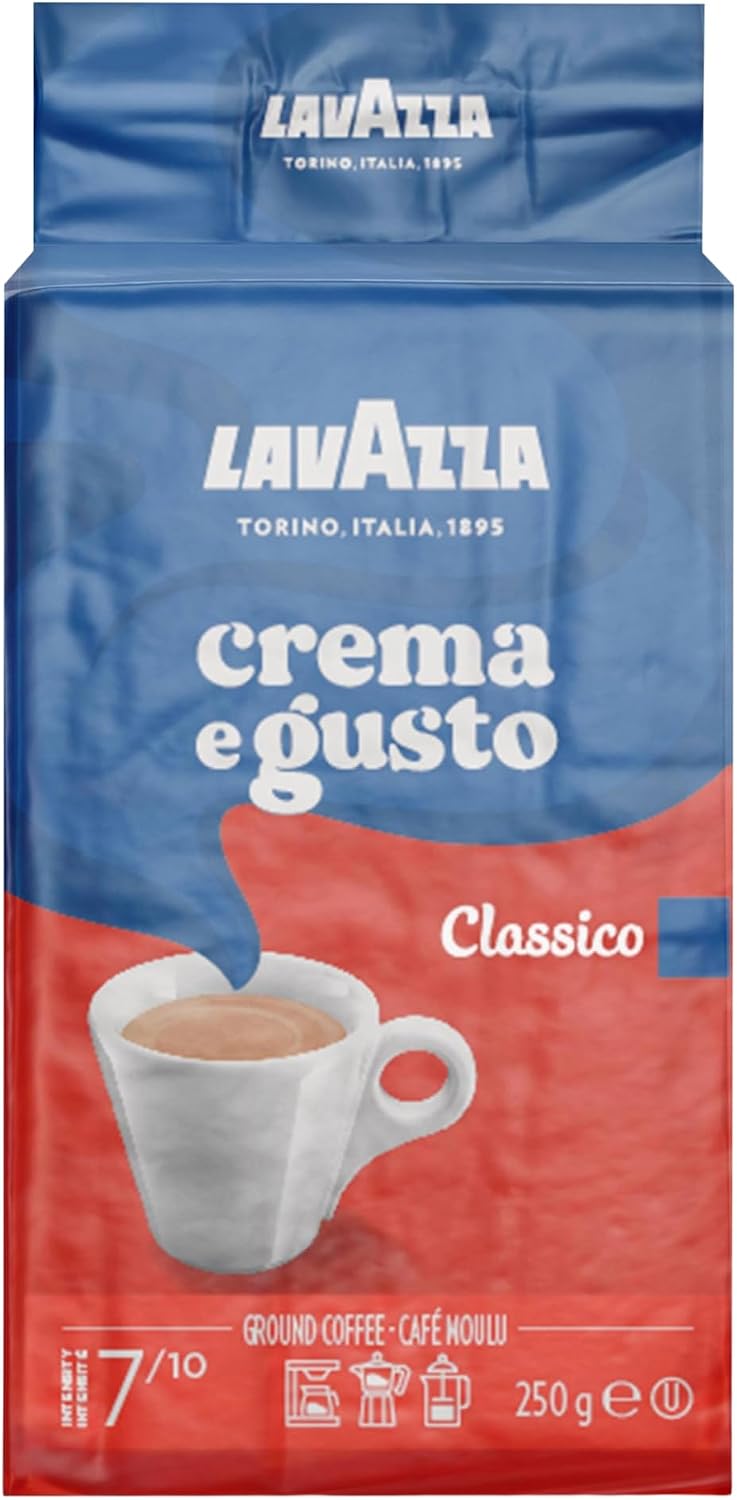Lavazza 4 Pacchi Caffe Crema E Gusto, 1000g : Amazon.it: Alimentari e ...