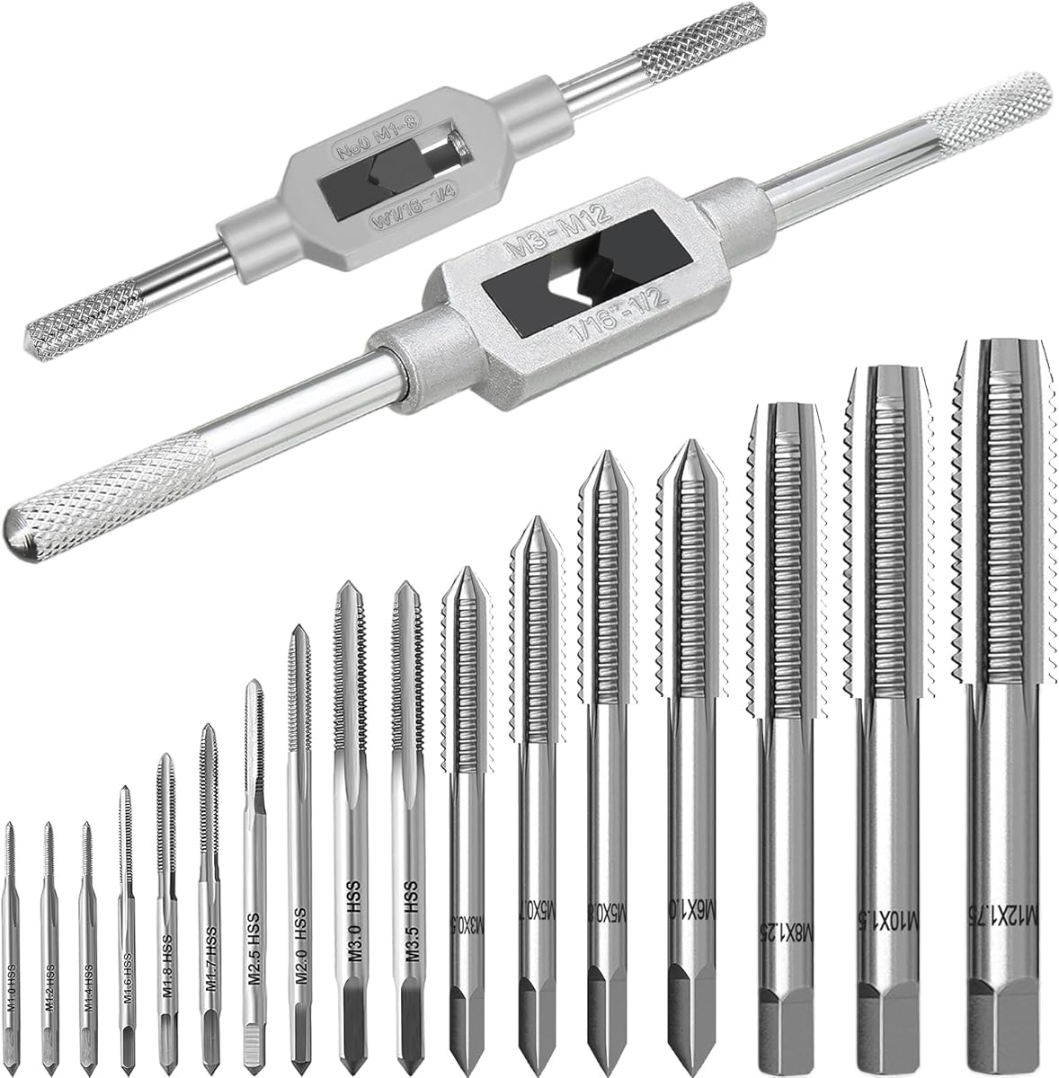 Metric Tap Set 19pcs Tap And Die Set Hand Screw | Desertcart INDIA
