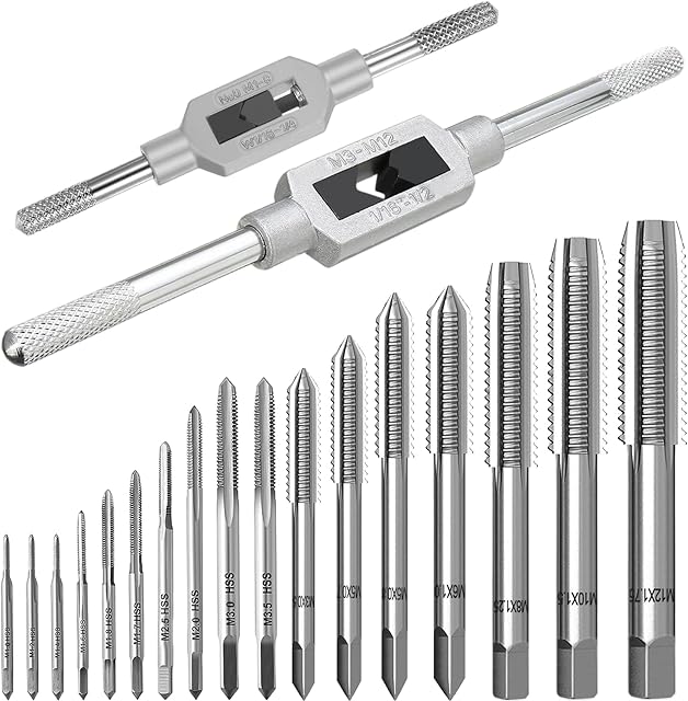 Metric Tap Set 19pcs Tap And Die Set Hand Screw | Desertcart INDIA