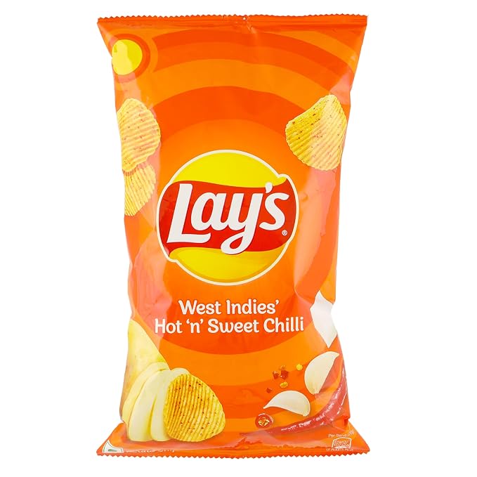 Lays Hot & Sweet chilli 82gm Pouch/80gm Pouch : Amazon.in: Grocery ...