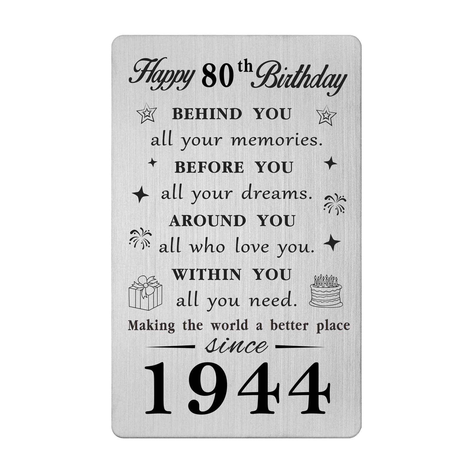 Male 80th Birthday Program 80th Birthday Cards For Him | Moonpig