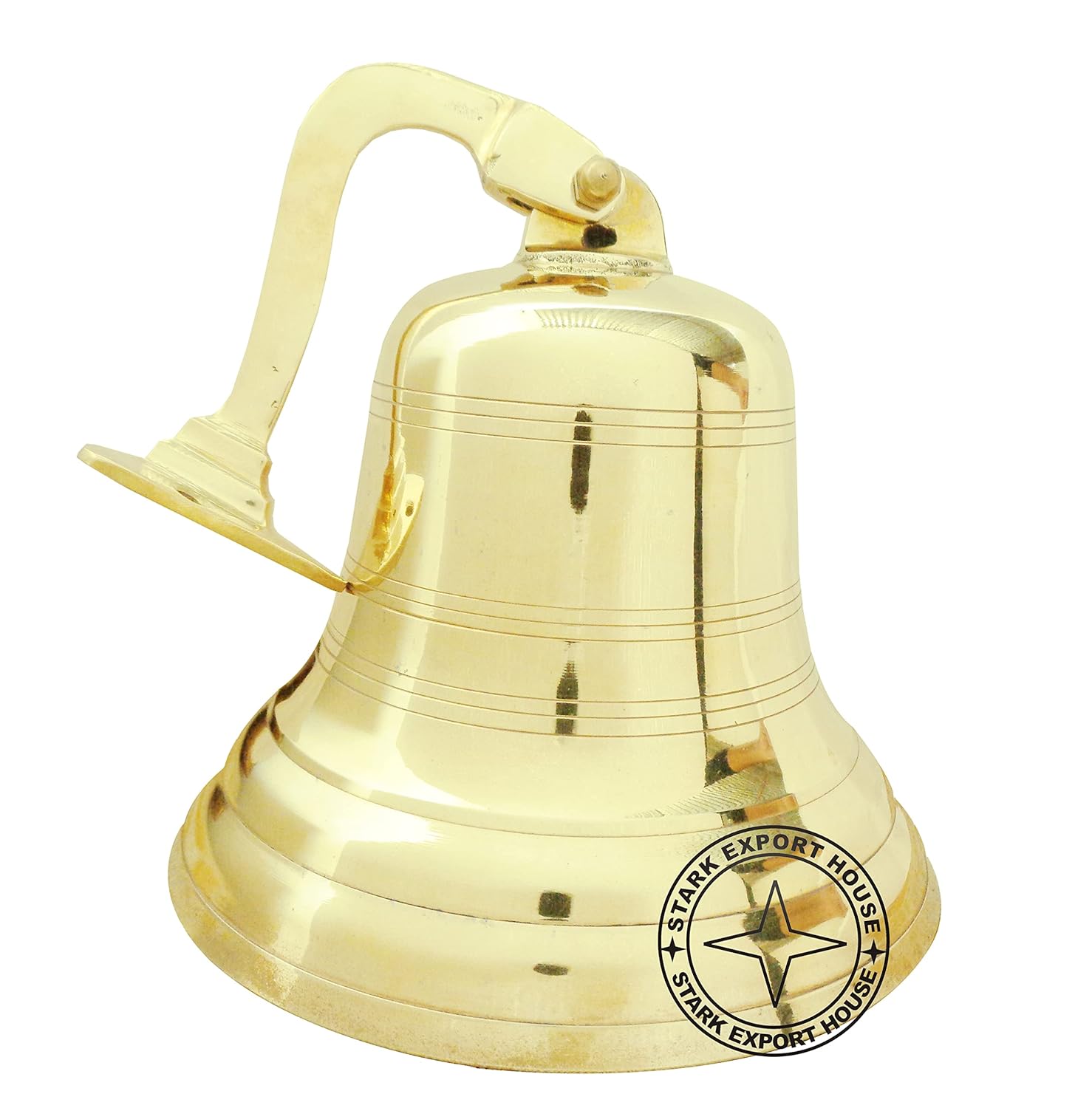 9 inch Solid Brass Ship Bell Beautiful Home Decorative & Functional ...