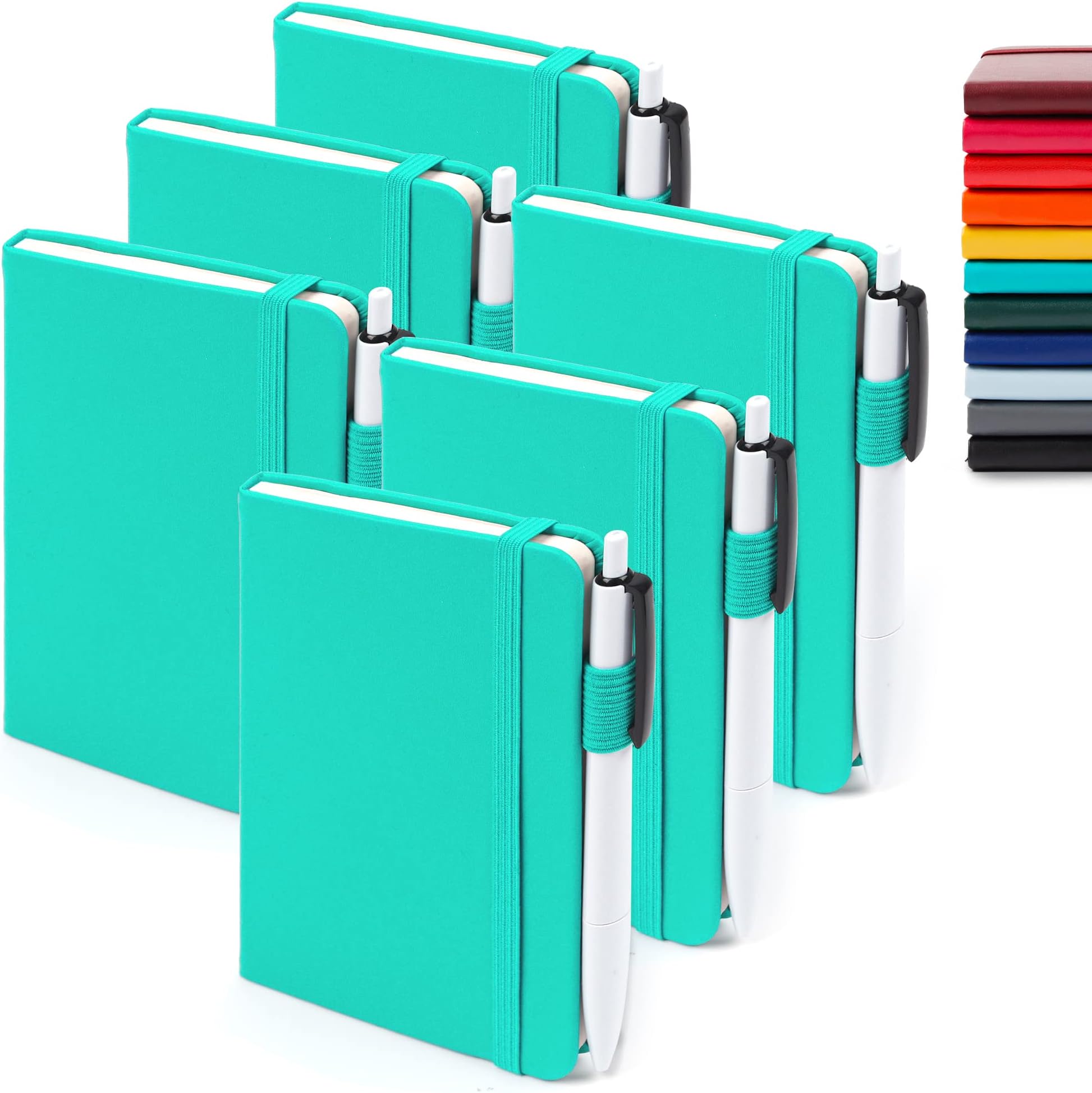 Amazon.com : feela 6 Pack Pocket Small Notebooks Bulk, Mini Cute Memo ...