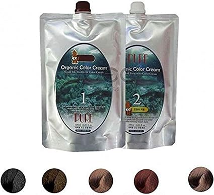 Amazon.com: Organic Squid Ink Treatment Color Cream 1st 500ml + 2nd ...