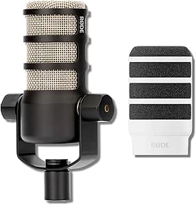 Amazon.com: Rode PodMic Cardioid Dynamic Broadcast Microphone with WS14 ...