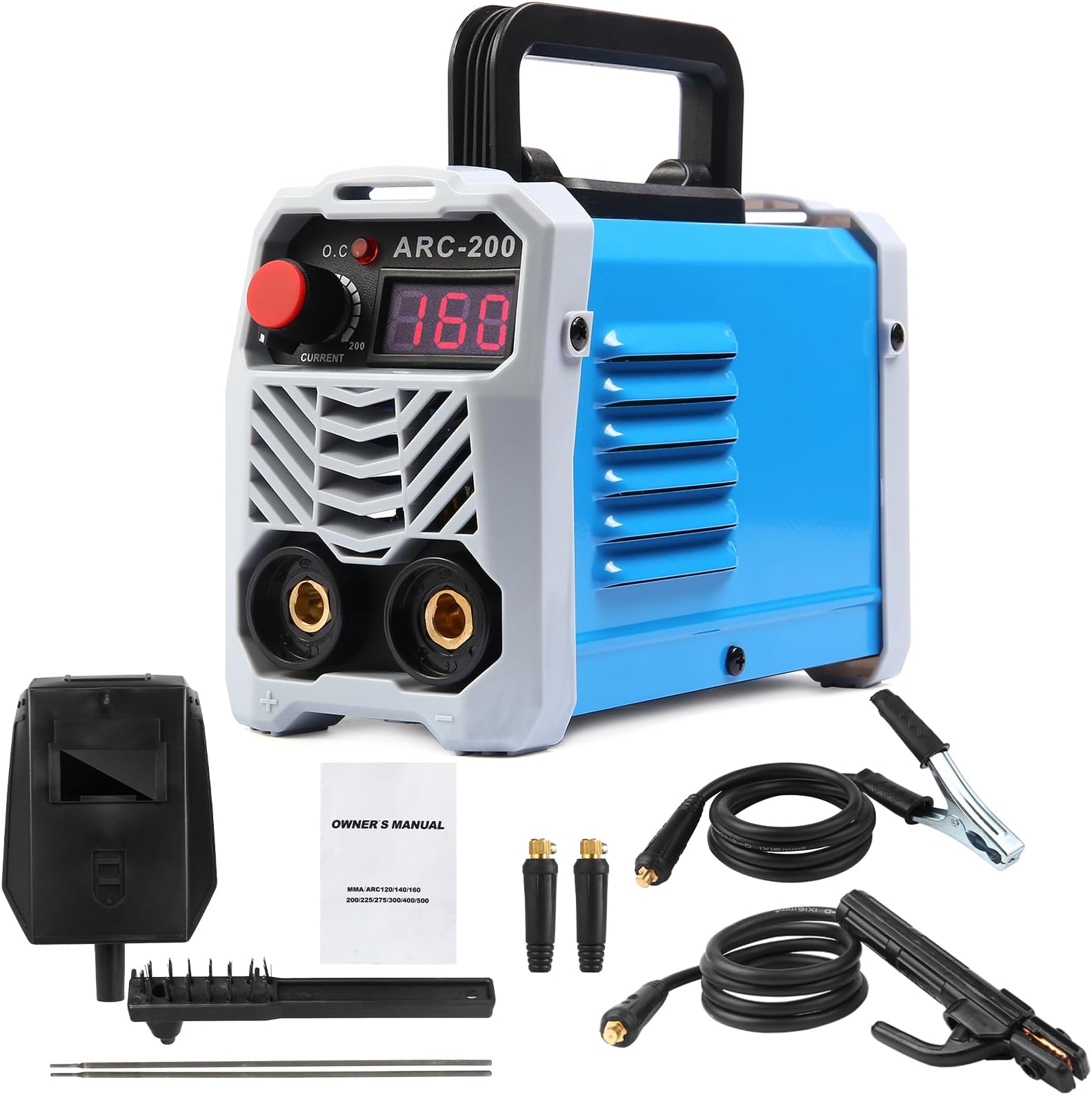 Wanhong Mini Welder Machine 110V ARC200 Home Electric Stick Welder ...