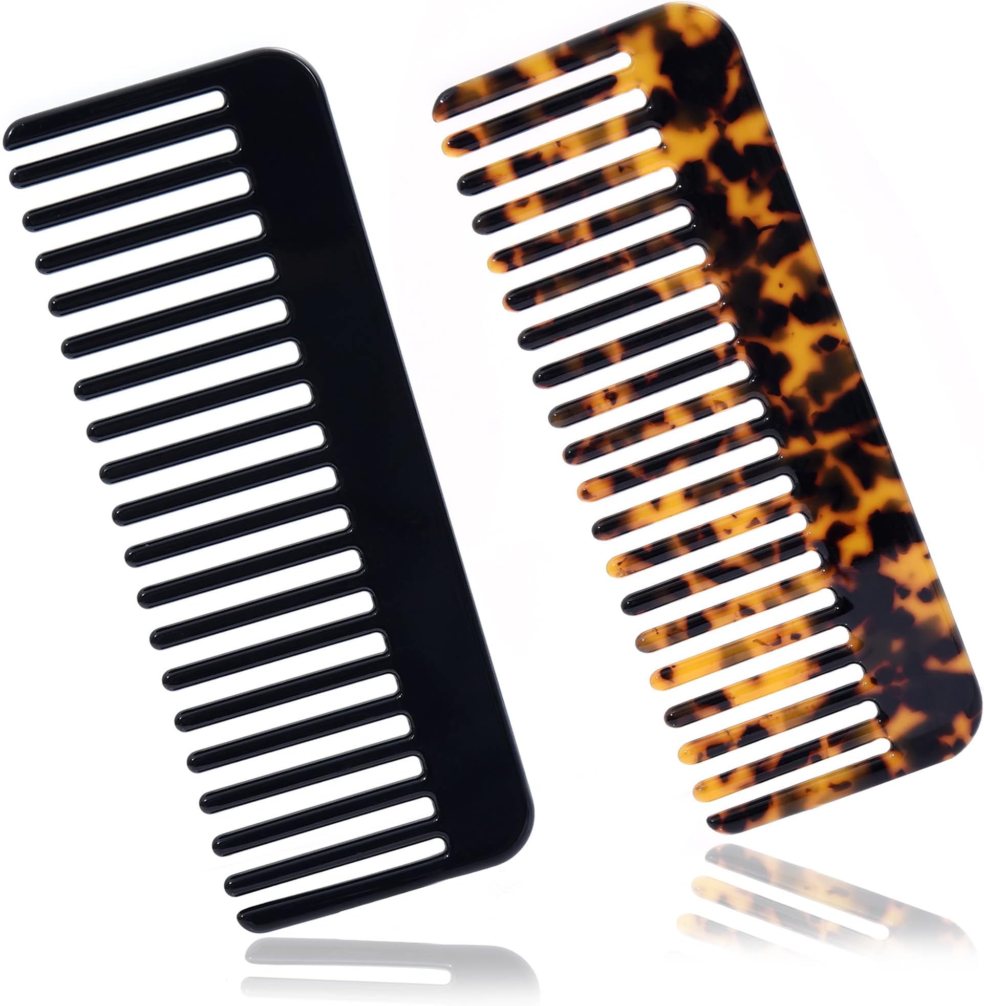 Amazon.com : Fsmiling Wide Tooth Comb Large Detangling Comb Cellulose ...