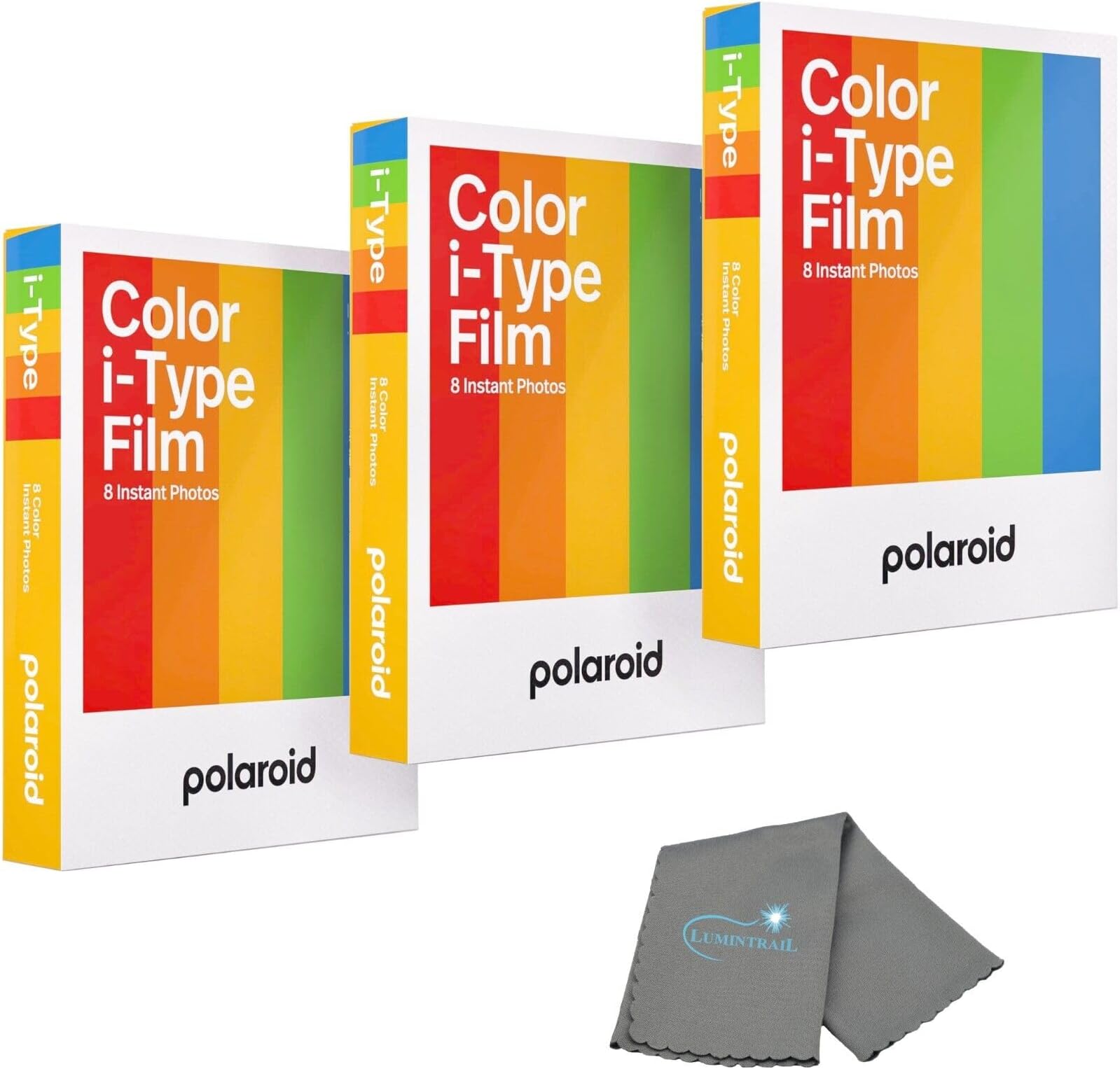 Amazon.com : Polaroid Instant Color Film for i-Type Cameras 3 Pack, 24 ...