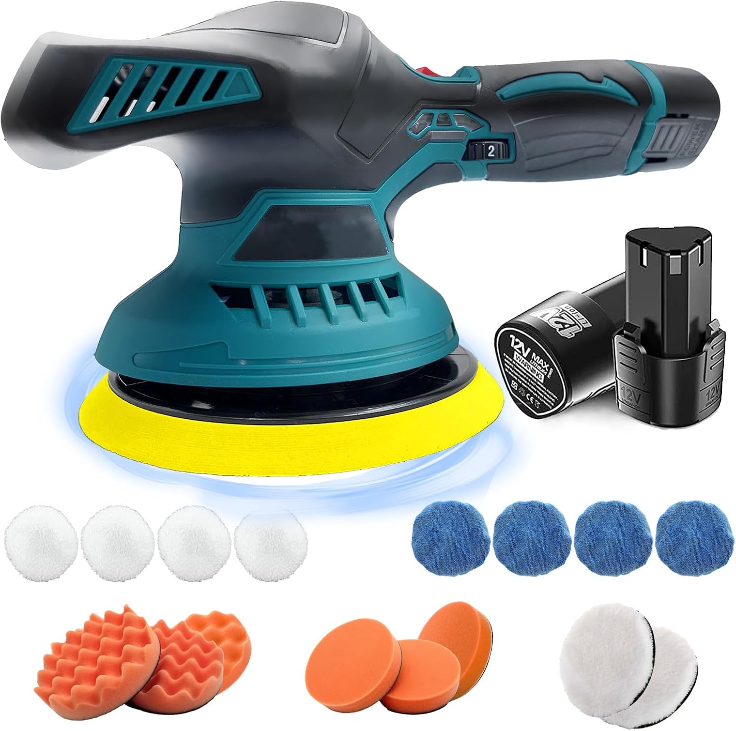 Cordless Car Buffer Polisher, Electric Car Polishing Machine, Car ...