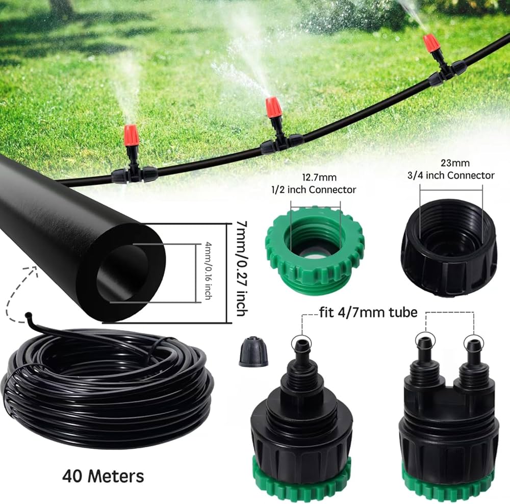 Pvc Water Sprinkler System DIY Watering System For Gardens Easy