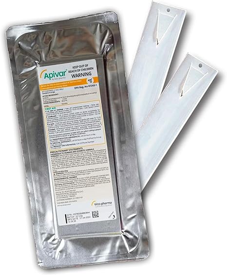 Amazon.com : Mann Lake Apivar Strips, Mite Strips, Vacuum Sealed ...