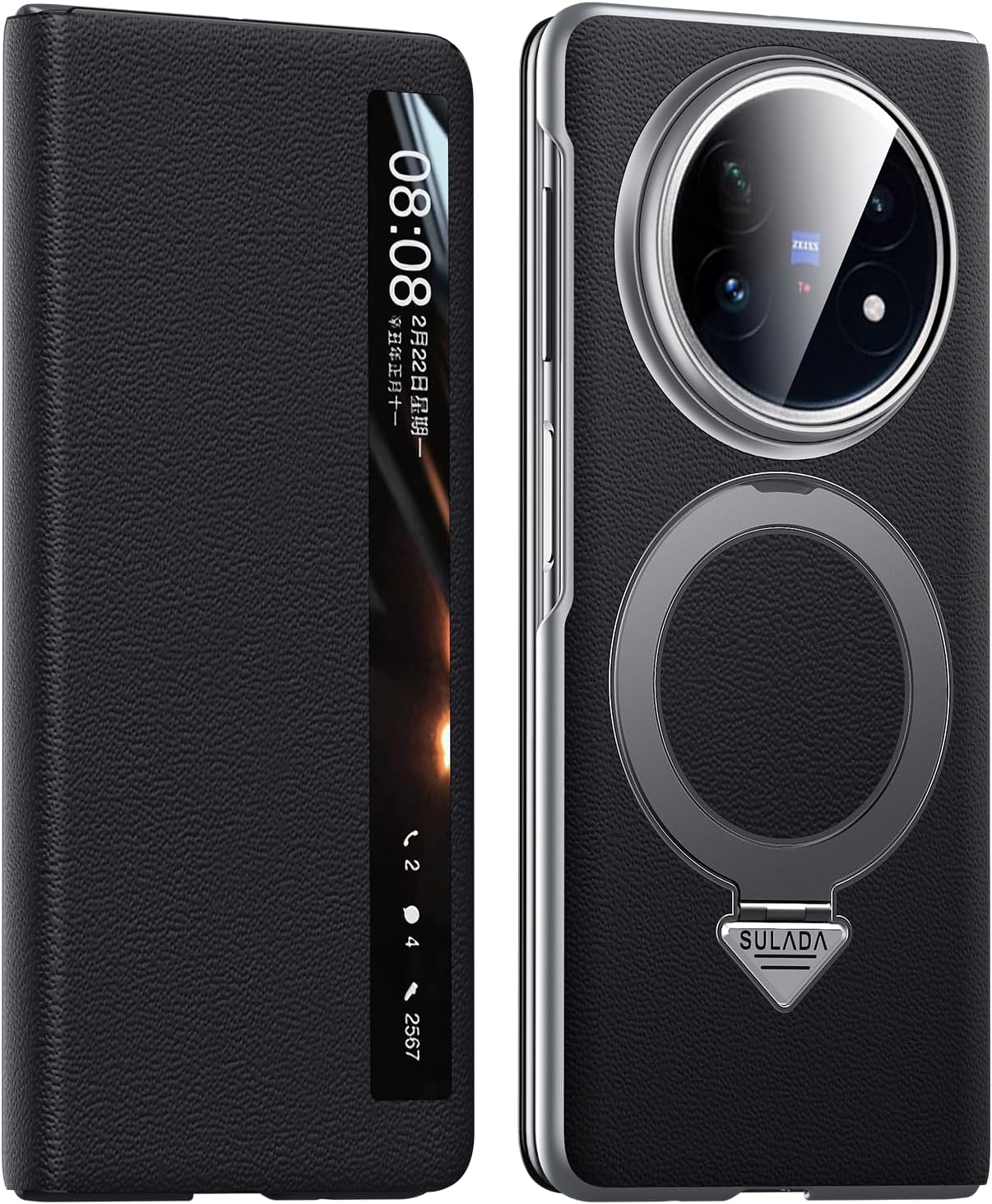 Amazon.com: Compatible with Honor Magic V5 Case Smart Clear View Case ...