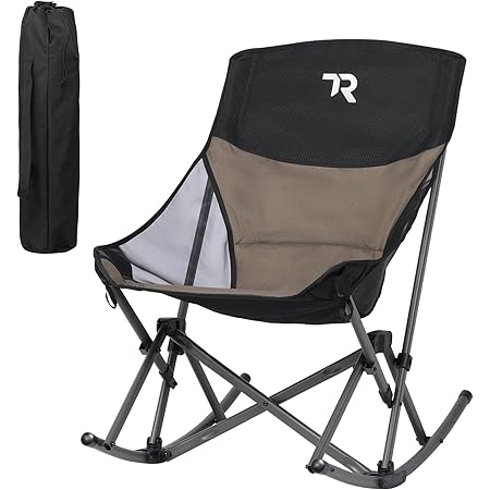 Amazon.com: PORTAL Oversized Folding Rocking Camping Chair Portable ...