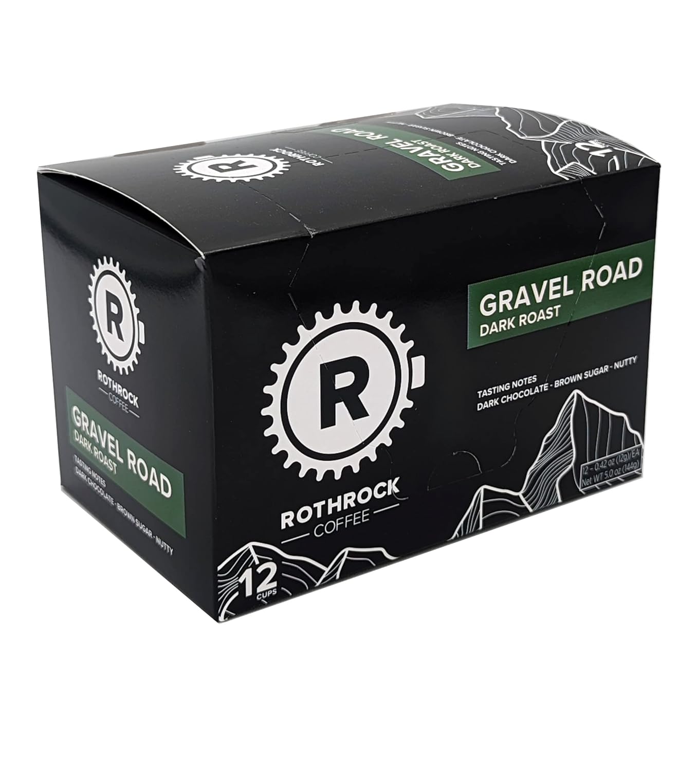 Amazon.com: Rothrock Coffee Gravel Road (Dark Roast Coffee Pods, 12 ...