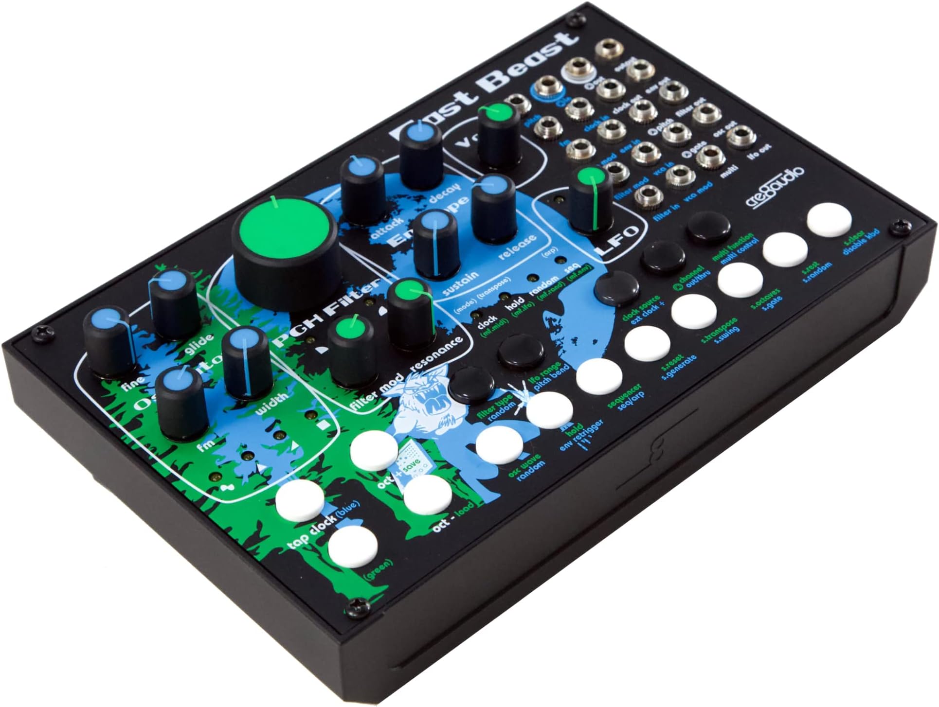 Amazon.com: Behringer 2600 Semi-Modular Analog Synthesizer with 3 VCOs ...