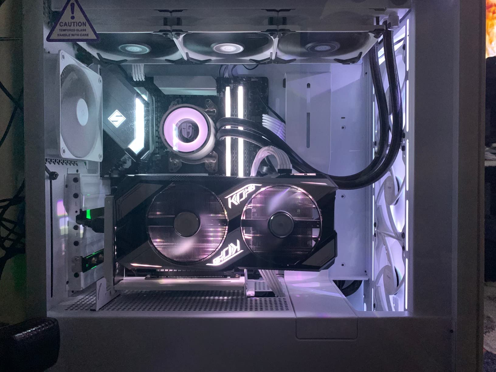 $9/mo - Finance EZDIY-FAB Vertical Graphics Card Holder Bracket Support ...