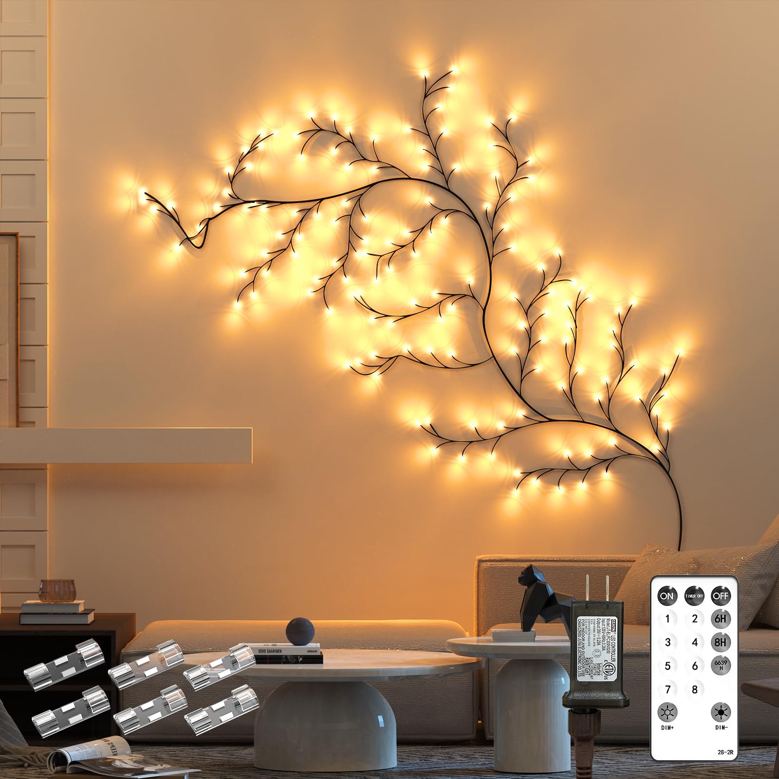 Amazon.com: 18 Color Changing Enchanted Willow Vine Lights with Remote ...