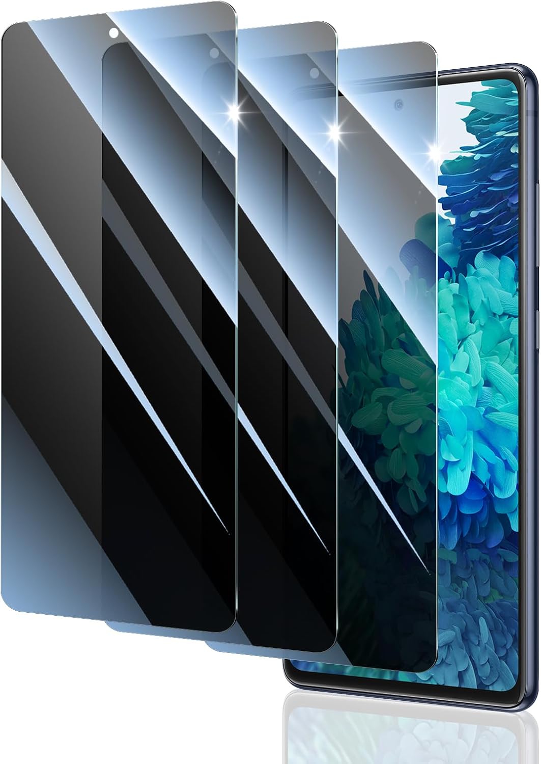 Amazon.com: Privacy Screen Protector for Samsung Galaxy S20 FE, Double ...