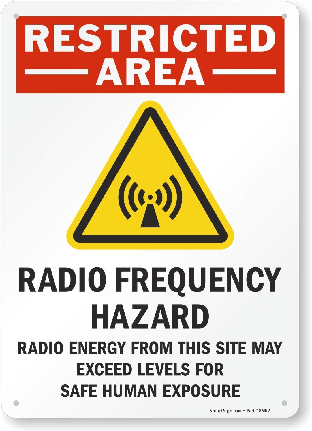 SmartSign S-6083 "Notice - Radio Frequency Fields May Exceed FCC ...
