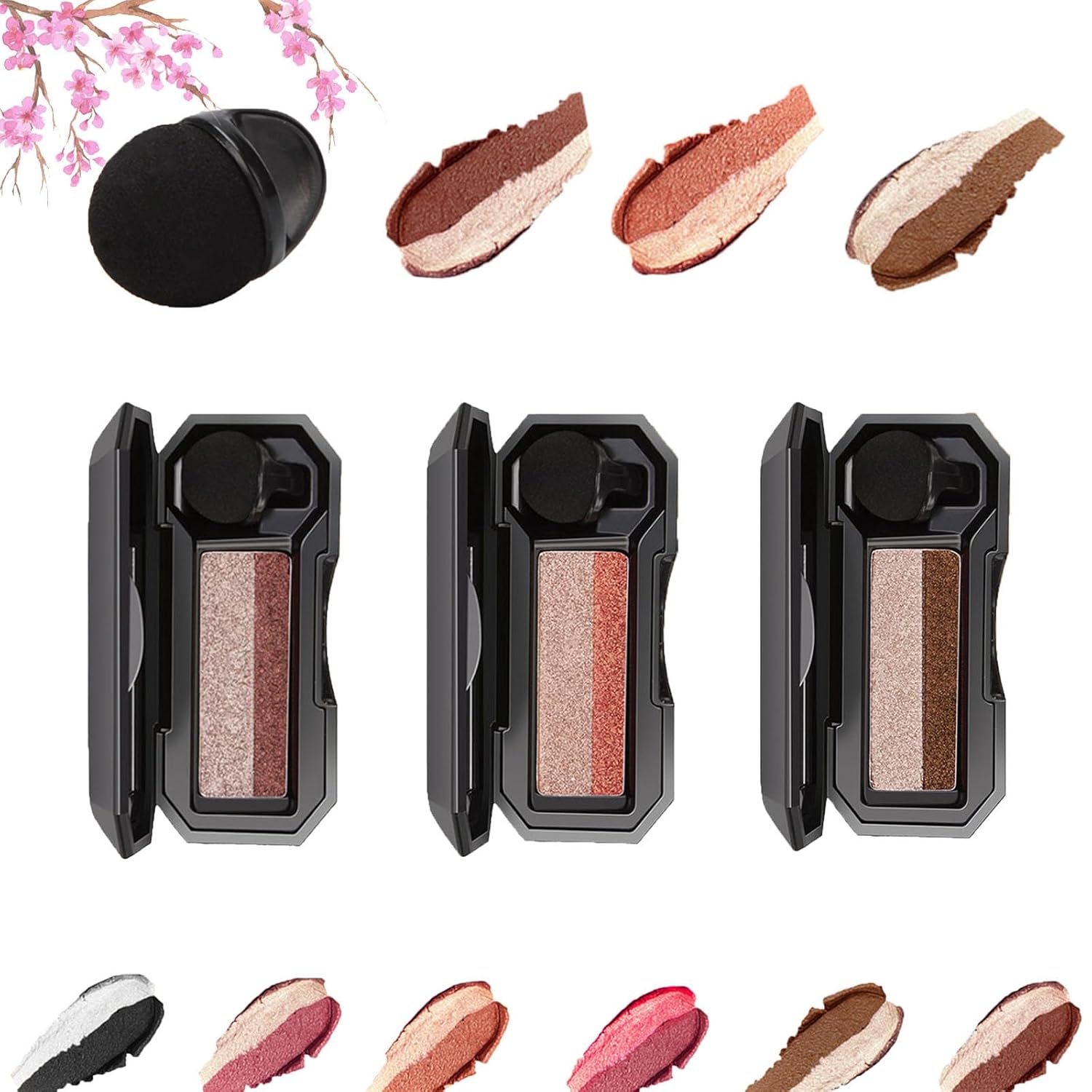 Amazon.com : Perfect Dual Color Eyeshadow, Dual Color Eyeshadow, Two ...
