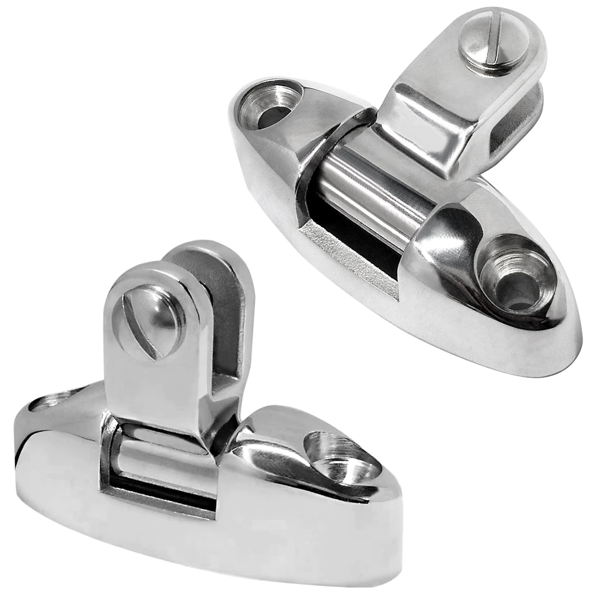 Snapklik.com : Laorde Bimini Top Swivel Deck Hinge Stainless Steel 316 ...