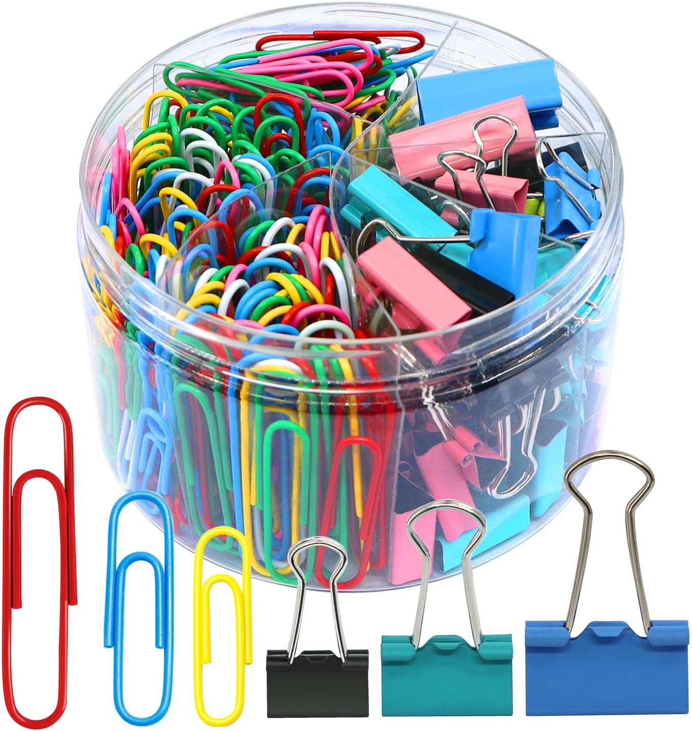 Amazon.com : Mr. Pen- Assorted Binder Clips, Paper Clips, Rubber Bands ...