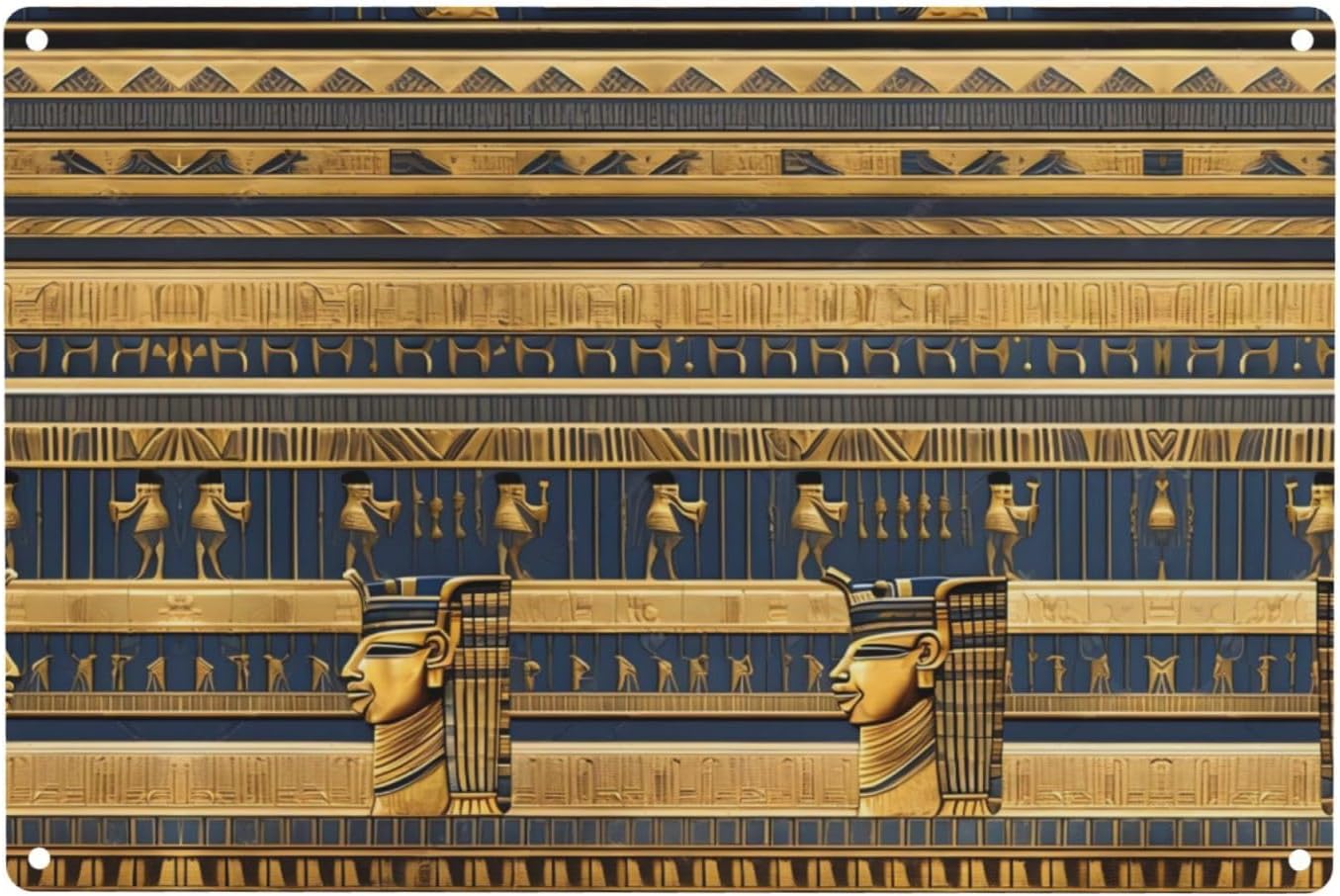 Amazon.com: Egyptian Pharaonic Frescoes Decorative Signs - 12x8in ...
