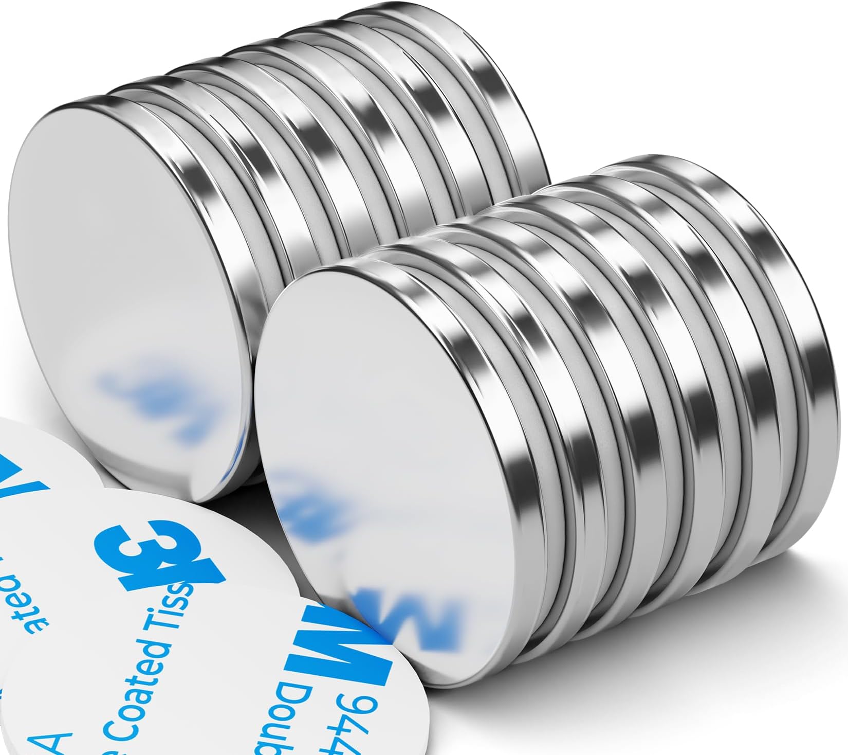 DIYMAG Strong Neodymium Bar Magnets with Double-Sided Adhesive, Rare ...