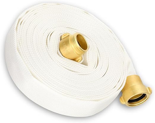 Amazon.com: 1 1/2 Fire Hose, 50ft X 1.5 Inch Fire Fighting Hose with ...