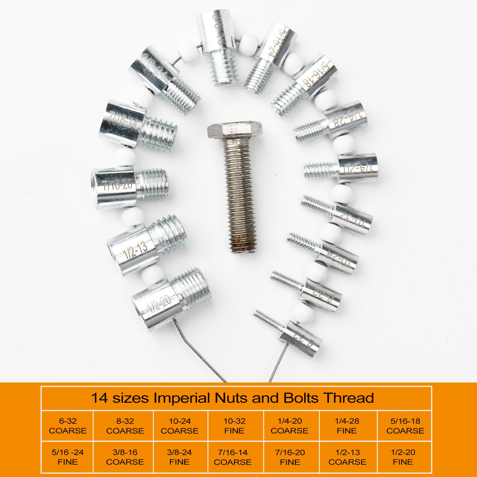 Snapklik.com : Nut And Bolt Thread Checker, Thread Checker Standard And ...