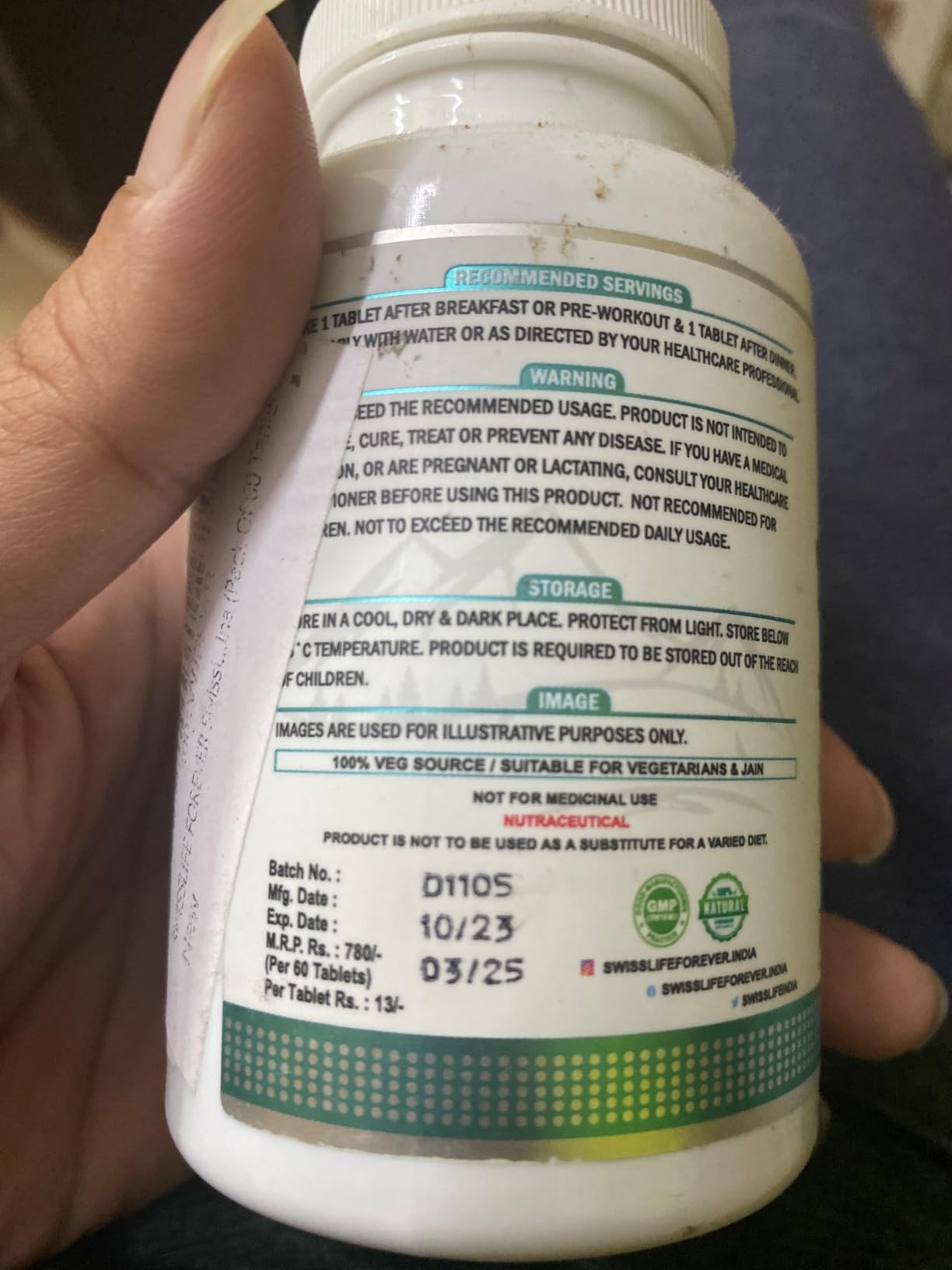 Swisslife Forever Testosterone Supplement for Men | Tribulus 1000mg ...