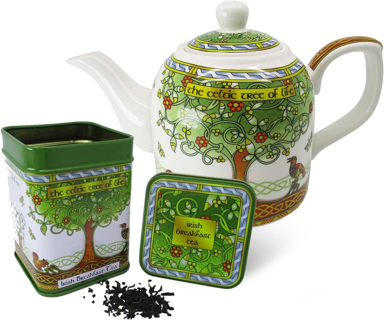 Amazon.com | Royal Tara Ireland Teapot Porcelain - Irish Tea Pot Celtic ...