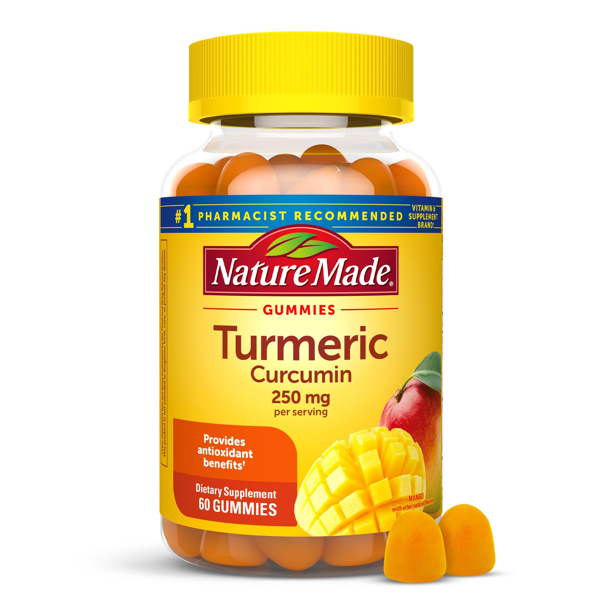 Amazon.com: Nature Made Turmeric Curcumin 250mg Per Serving, Dietary ...