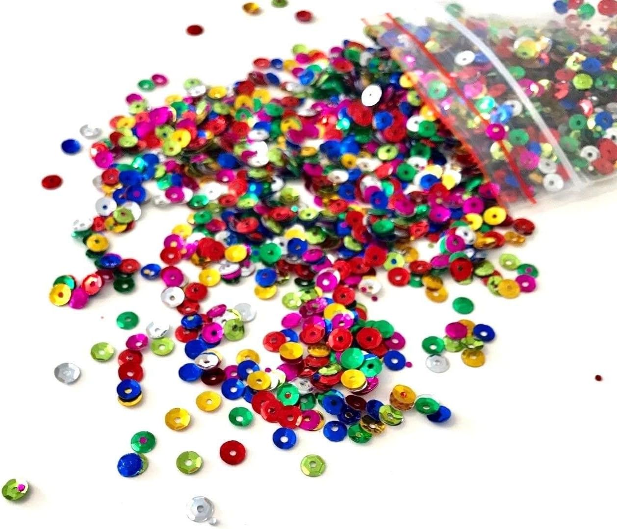 Assorted Holographic Round Dome Sequins - DIY Jewelry, Clothing, and ...