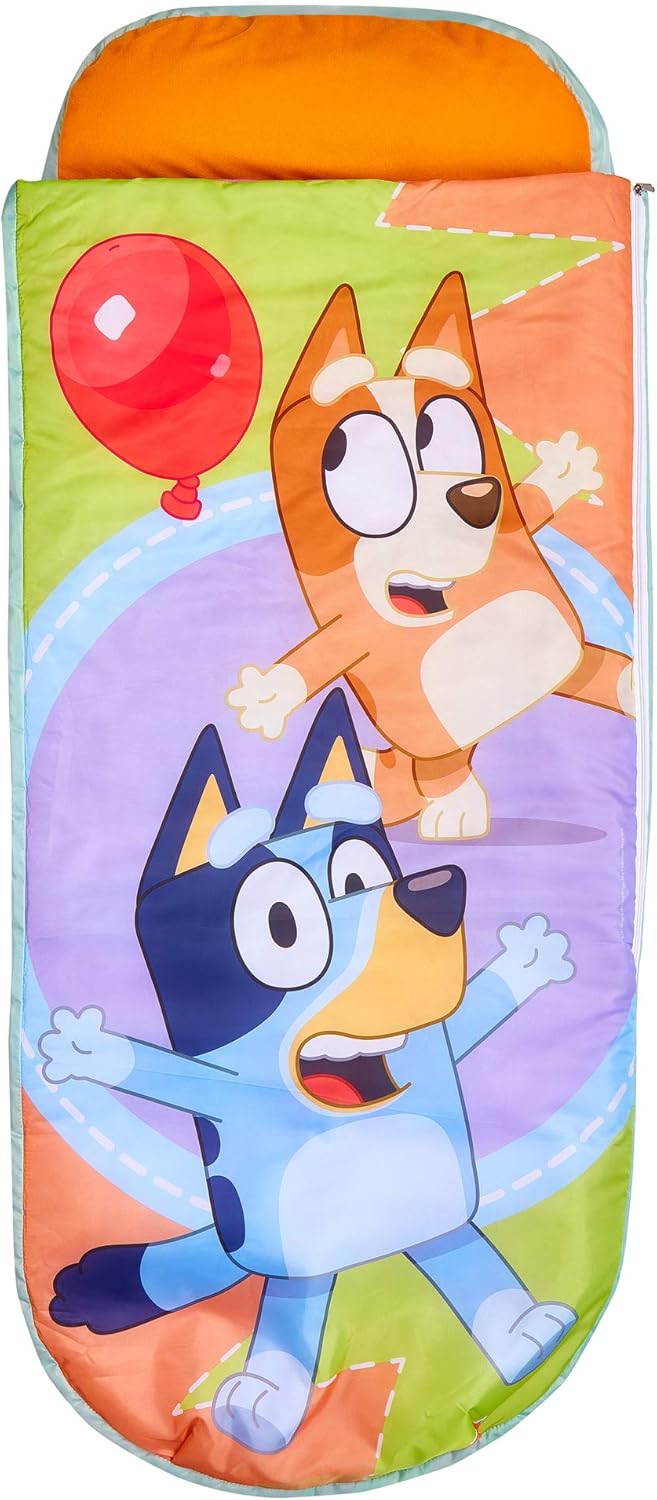 Bluey Junior ReadyBed-2 in 1 Kids Sleeping Inflatable air Bed in a Bag ...