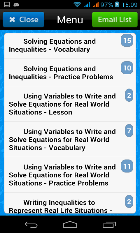 Aplicación 5th Grade Advanced Math en Amazon Appstore