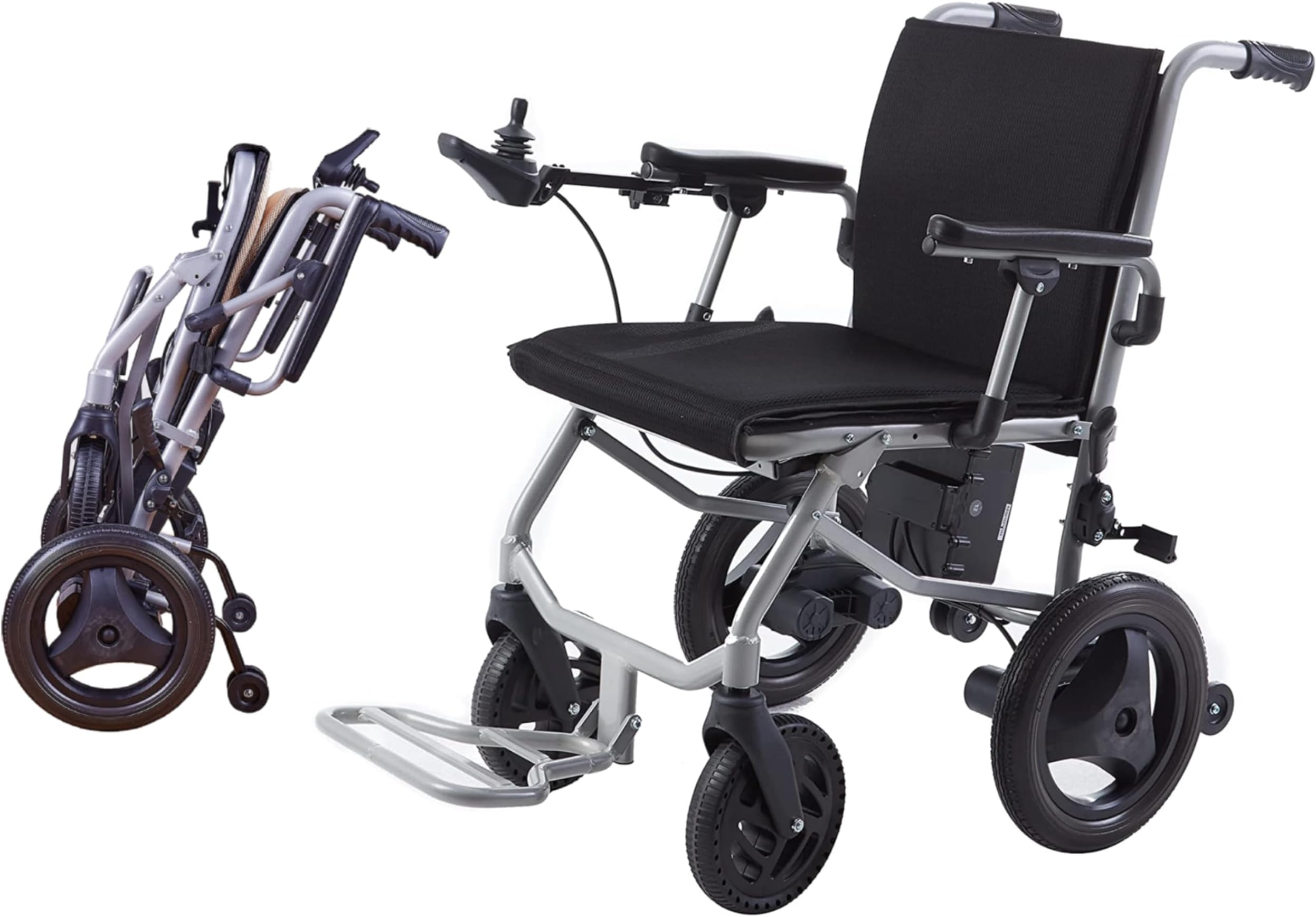 Amazon.com: Burch Bike Kano Lightweight Foldable Electric Wheelchairs ...