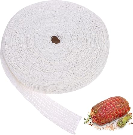 Amazon.com: 50m Meat Netting Roll,Size 18,Elastic Smoked Meat Poultry ...