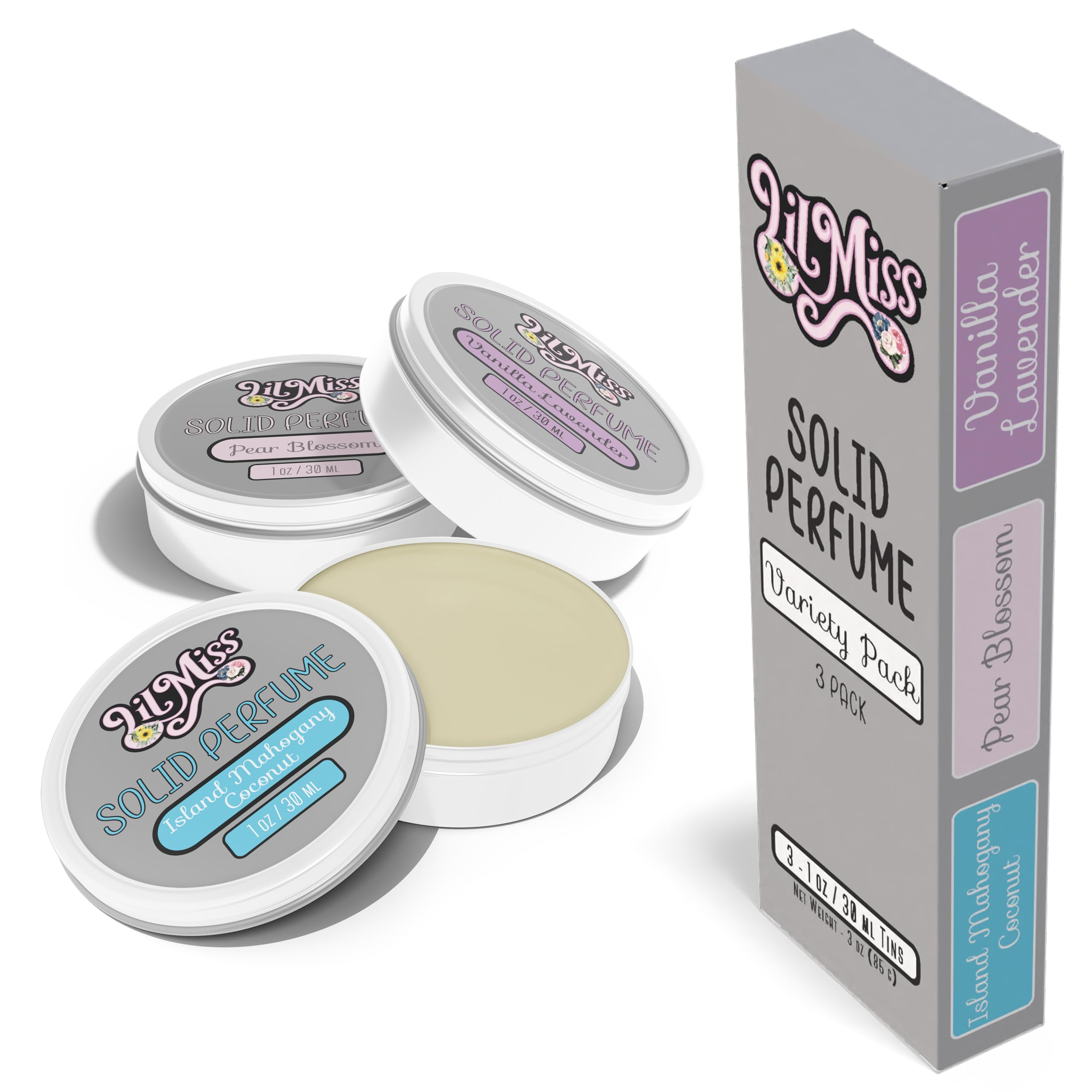 Amazon.com : Perfume Sampler Set, Solid Perfume Set for Women with ...
