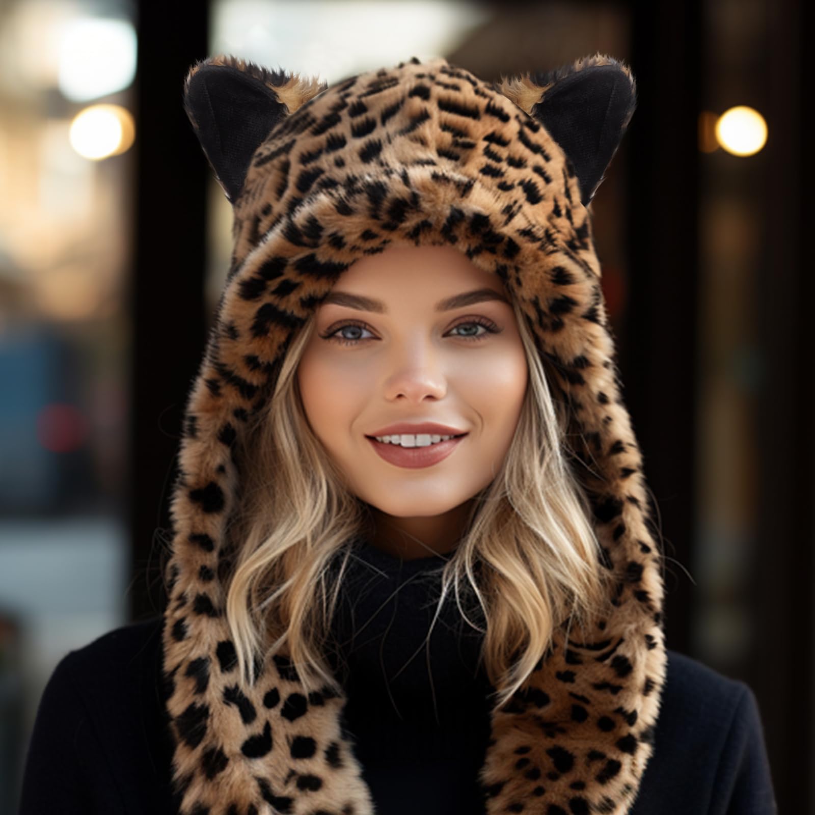 Snapklik.com : ShellKingdom Plush Novelty Animal Hat,3 In 1 Function ...