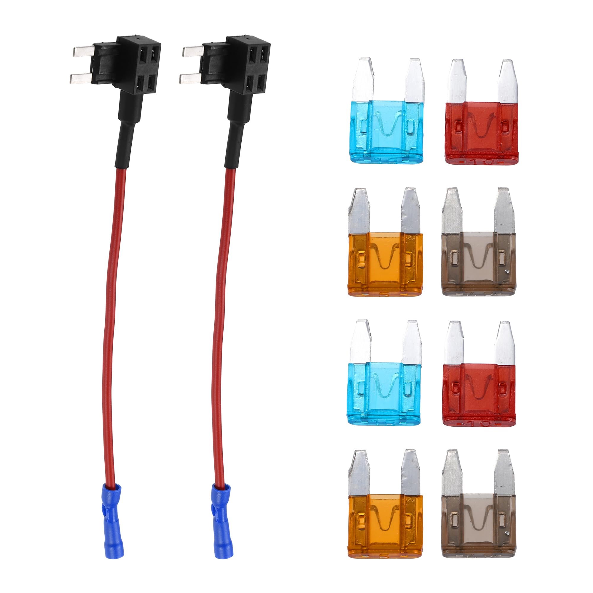 Amazon.com: Motoforti Universal Add a Circuit 12V Mini Fuse Tap Holder ...