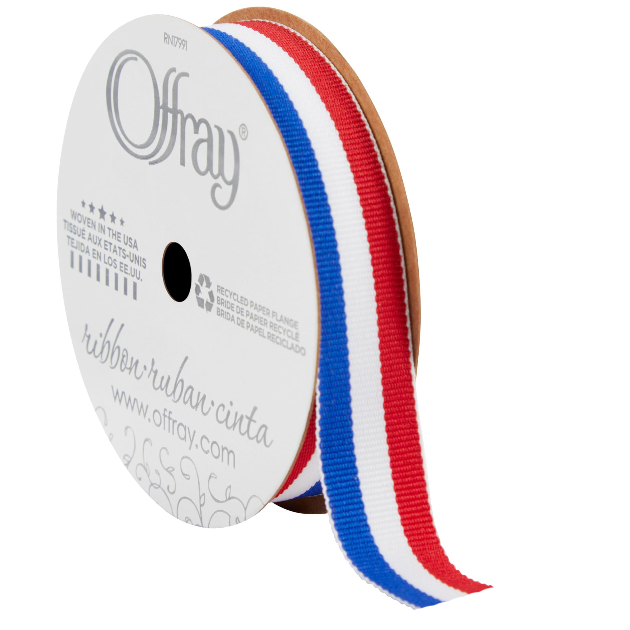 Snapklik.com : Offray 151899 5/8" Wide Taffeta Grosgrain-Like Craft And ...