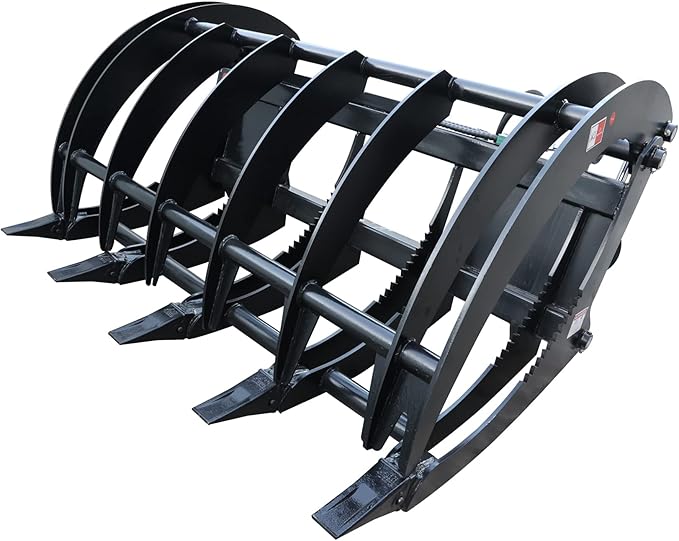 Landy Attachments 72" Extreme Root Grapple Rake with Skid Steer ...