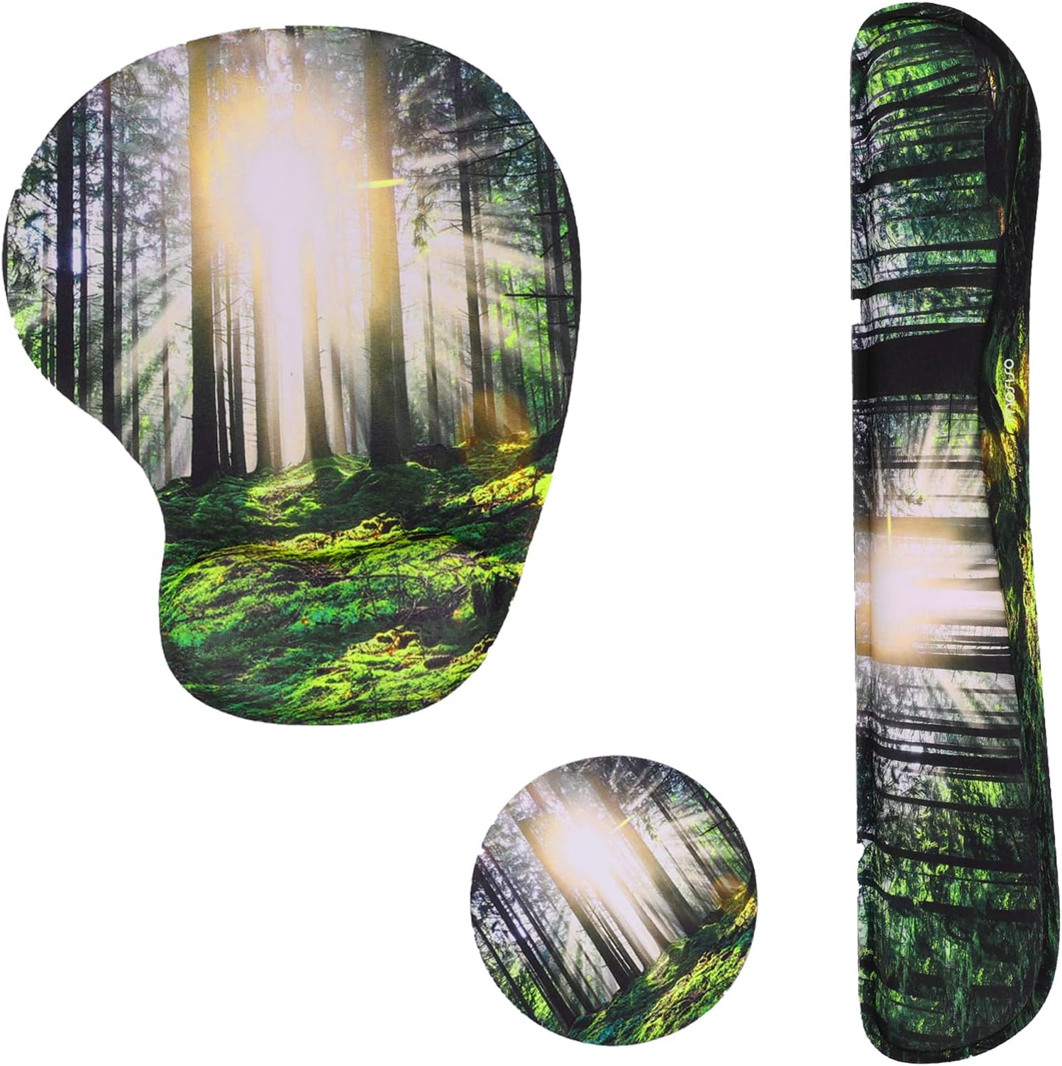 Amazon.com: MOSISO Wrist Rest Support for Mouse Pad&Keyboard Set ...