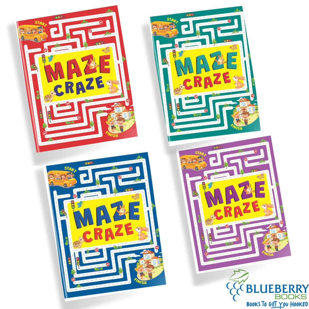 Buy Maze Craze Combo, Set of 4 Books Book Online at Low Prices in India ...