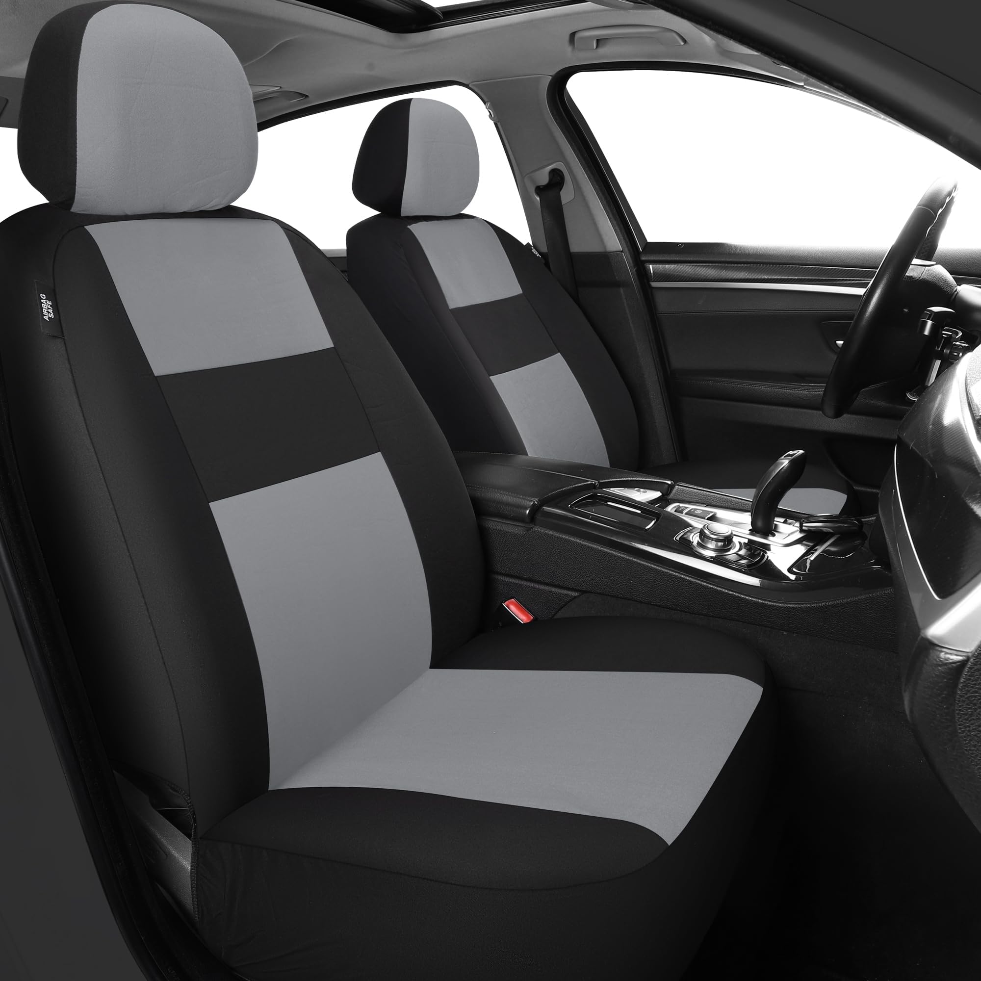 Amazon.com: Universal Car Seat Covers for Front Seats, Cloth Front Car ...